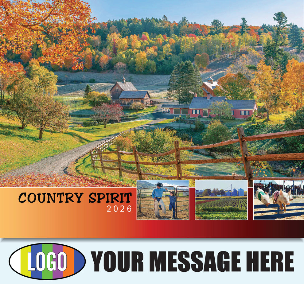 2026 Promotional Wall Calendar | Country Spirit Rural America | low as ...